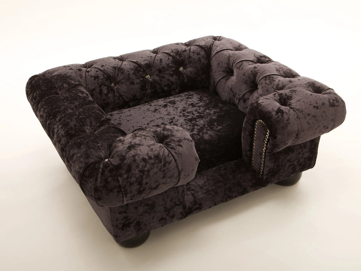 "Balmoral" Dog Beds - Crushed Velvets – Scott's of London